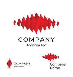 Red abstract background on white Royalty Free Vector Image