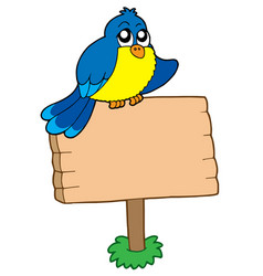 Wooden board theme image 1 Royalty Free Vector Image