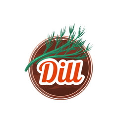 Dill Royalty Free Vector Image - VectorStock