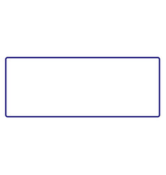 Rounded rectangle frame template Royalty Free Vector Image