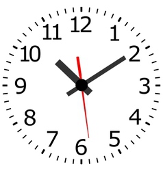 Clock face set up your time Royalty Free Vector Image