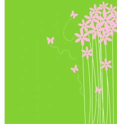 Spring in pink Royalty Free Vector Image - VectorStock