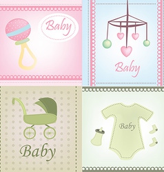Baby document design Royalty Free Vector Image