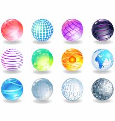 Spheres set Royalty Free Vector Image - VectorStock
