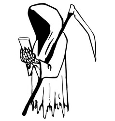 Death image 001 Royalty Free Vector Image - VectorStock