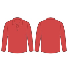 Womens red t shirt Royalty Free Vector Image - VectorStock