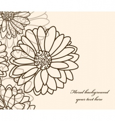 Floral tile pattern flower background garden Vector Image