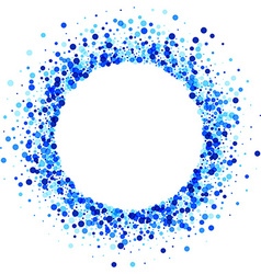 Round background with drops Royalty Free Vector Image