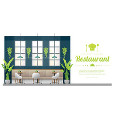 Modern fast food restaurant counter background Vector Image