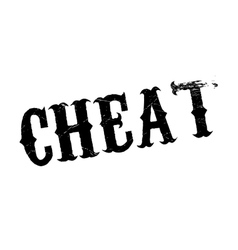 Cheat rubber stamp Royalty Free Vector Image - VectorStock