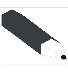 Pencil and a tick box Royalty Free Vector Image