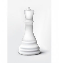 Chess queen icon black strategy symbol game Vector Image