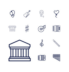 Classical icons Royalty Free Vector Image - VectorStock