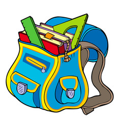 School objects collection Royalty Free Vector Image