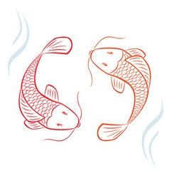 Asian fish Royalty Free Vector Image - VectorStock