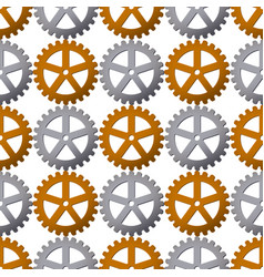 Seamless background - gears Royalty Free Vector Image