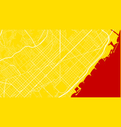 Pen line silhouette barcelona Royalty Free Vector Image