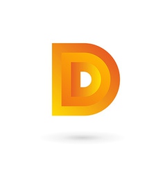 Letter d logo icon Royalty Free Vector Image - VectorStock