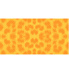 Leopard pixel art style stains pattern design Vector Image