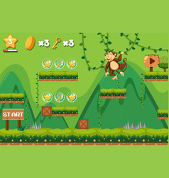 Game sprite actions - jumping Royalty Free Vector Image