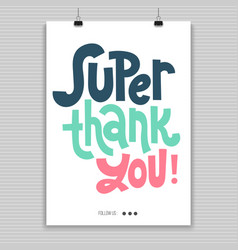 Thank you quotes and stickers Royalty Free Vector Image