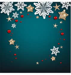 Winter holiday christmas blue design Royalty Free Vector