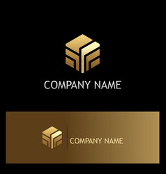 Arrow digital technology logo Royalty Free Vector Image