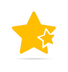 Yellow star icon Royalty Free Vector Image - VectorStock