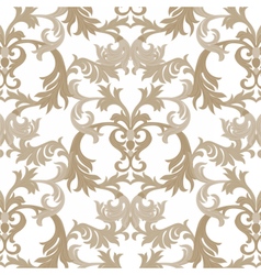 Pattern in rococo style Royalty Free Vector Image
