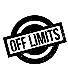 Off limits rubber stamp Royalty Free Vector Image