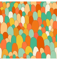 Seamless hand-drawn abstract pattern endless Vector Image