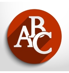 Stripes letter r logotype creative abc Royalty Free Vector