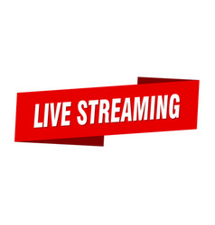 Banner with brushes paints - watch live Royalty Free Vector