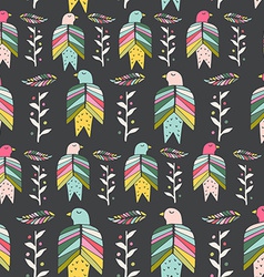 Pattern with birds Royalty Free Vector Image - VectorStock