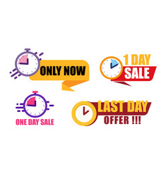 Countdown badge day to go template Royalty Free Vector Image