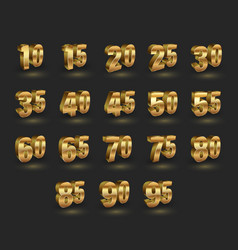Number four underwater theme Royalty Free Vector Image