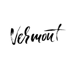 California modern dry brush lettering retro Vector Image