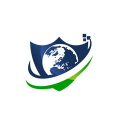 World lock security 4 Royalty Free Vector Image