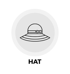 Hat line icon Royalty Free Vector Image - VectorStock