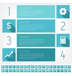 It industry infographic elements Royalty Free Vector Image