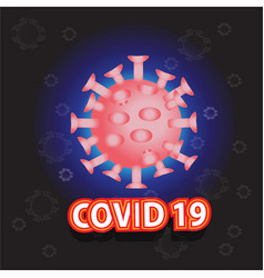 Corona virus outbreak alert sign Royalty Free Vector Image