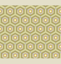 Retro repetitive wallpaper - vintage pattern Vector Image