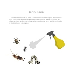 Pest control service pressure sprayer chemical Vector Image