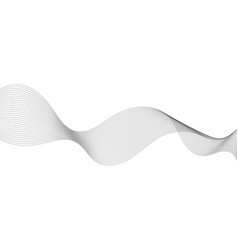 Abstract black wave design element Royalty Free Vector Image