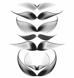 Graphic wings Royalty Free Vector Image - VectorStock