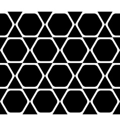 Design distorted hexagon geometric pattern Vector Image