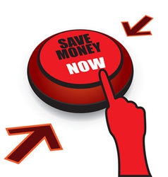 Save money now button Royalty Free Vector Image