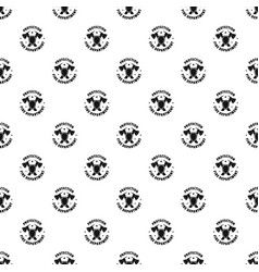 Fire protection department pattern seamless Vector Image