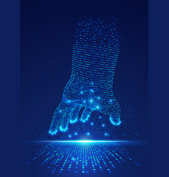 Handprint Royalty Free Vector Image - VectorStock