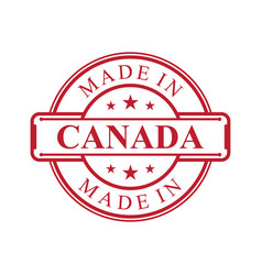 Made in canada neon sign made in canada Royalty Free Vector